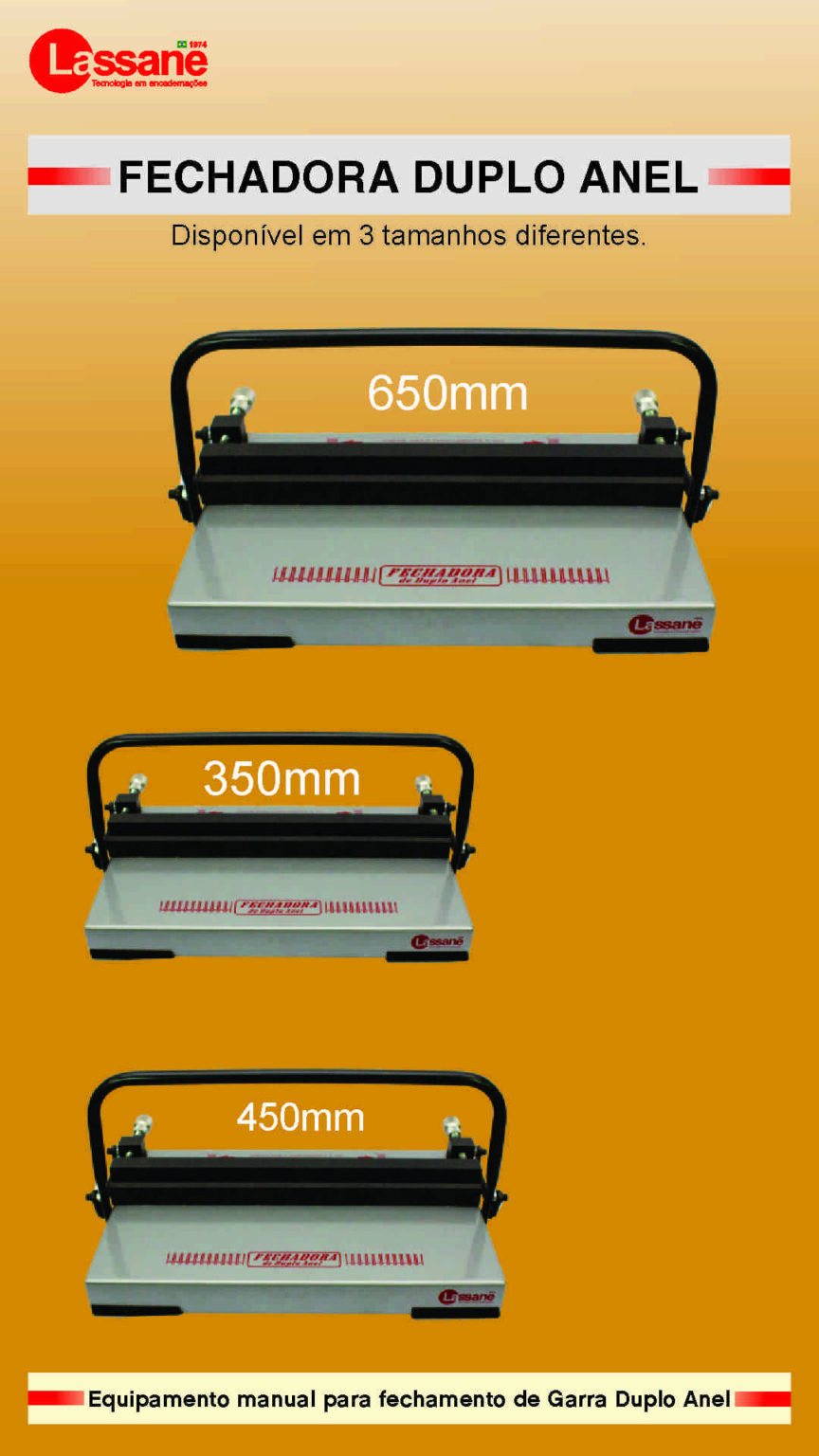 Fechadora Manual de Duplo Anel 650 – Lassane