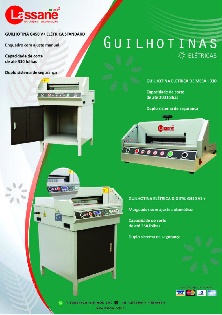 Guilhotina Elétrica Digital 450 VS+ – Lassane